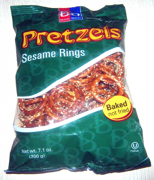 Sesame Pretzel Rings - Beigel Beigel - Groceries By Israel