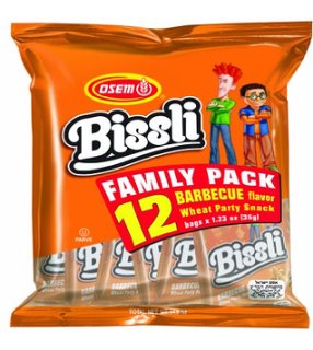 Barbecue Flavored Bissli - Family Pack 12 bags - Groceries By Israel