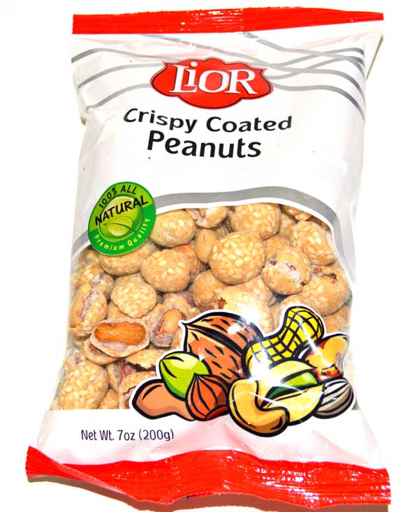 All Natural Crispy Coated Peanuts - Lior - Groceries By Israel