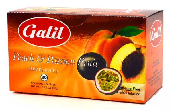 Galil- Peach and Pasion Fruit Herbal Tea - Groceries By Israel