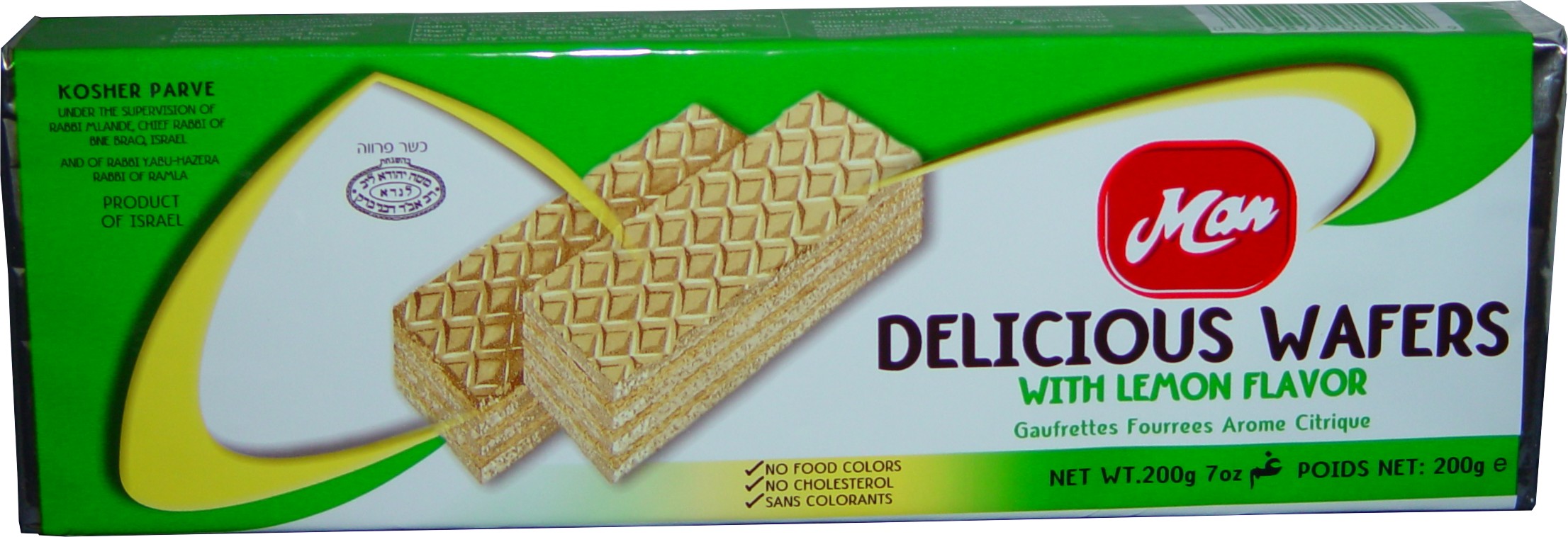 Lemon Flavored Wafers - Man - Groceries By Israel