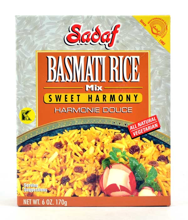 Sadaf- Basmati Rice Mix Sweet Harmony - Groceries By Israel
